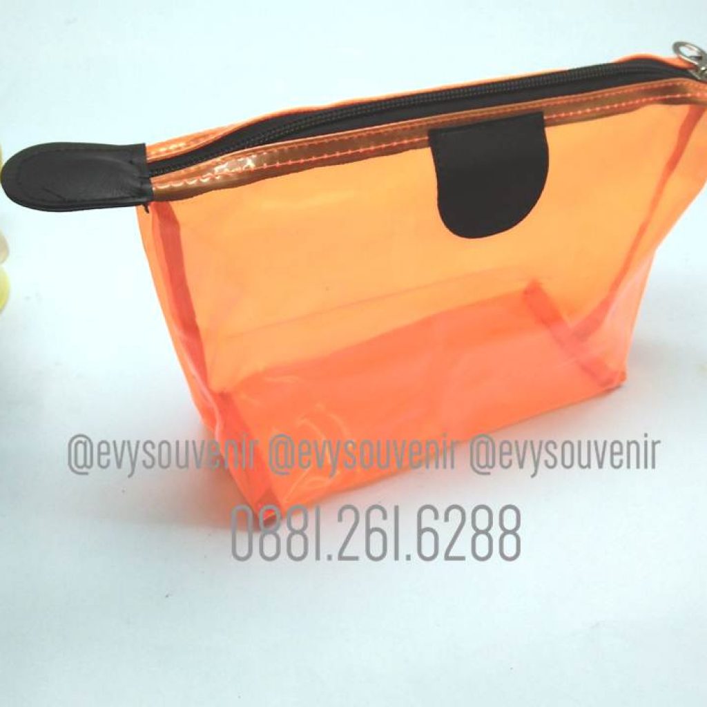 Souvenir pouch queen transparan maxi – Evy Souvenir
